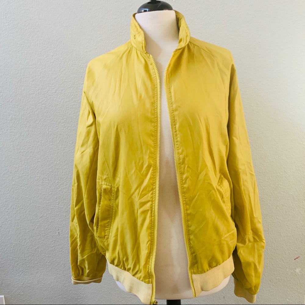 Duckster Vintage Yellow Retro Mens Windbreaker M - Gem